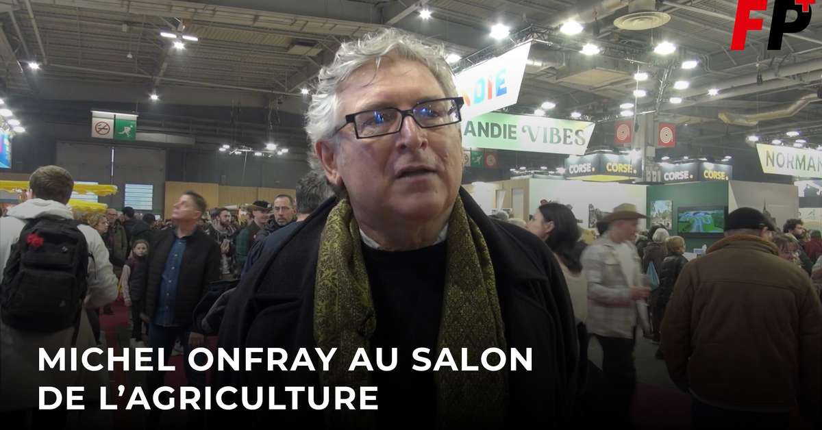 Michel Onfray au Salon de l'Agriculture
