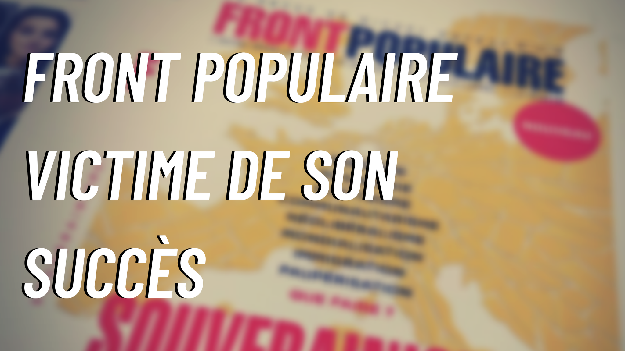 La revue Front populaire aujourd’hui en kiosque (et en ligne)!