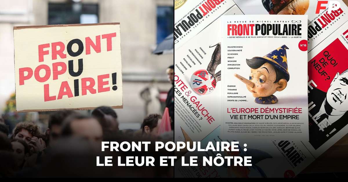 Front Populaire : le leur et le nôtre